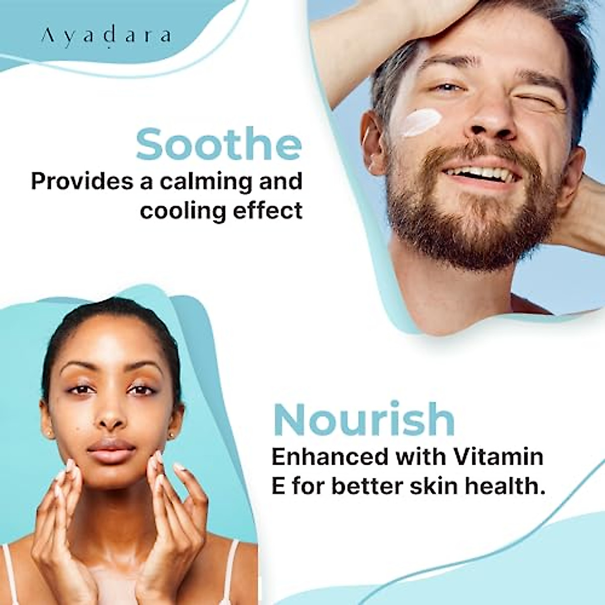 Moisturizing Acne Treatment Cream, Salicylic Acid Face Moisturizer for Oily & Acne Prone Skin, Pimple, Blackhead, Whitehead, Hormonal, & Cystic Acne Treatment for Men, Women, 90-Day Supply by Ayadara