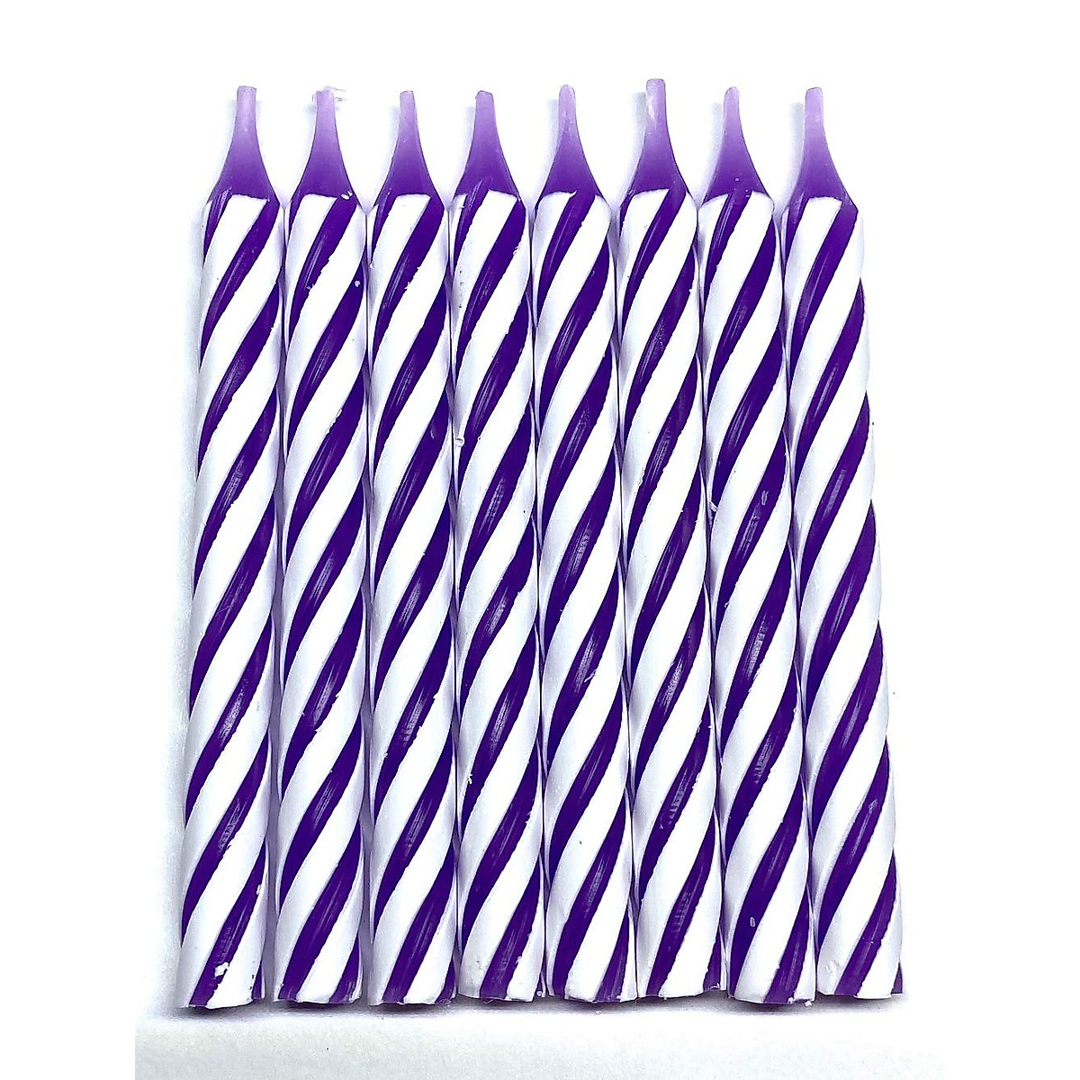 Cake Candles Party Decorations from Blue Fox Baking - Package of 48 (48 Purple Candles)