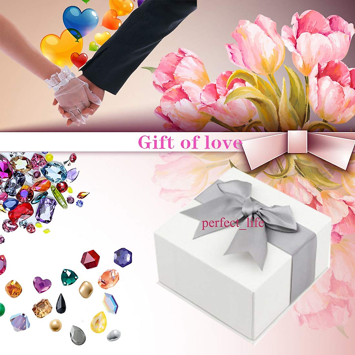 925 Sterling Silver Circle Earrings with Austria Crystal Leverback Dangle Earrings Hypoallergenic Jewelry for Women Mom (Aurore Borealis Crystal Earrings)