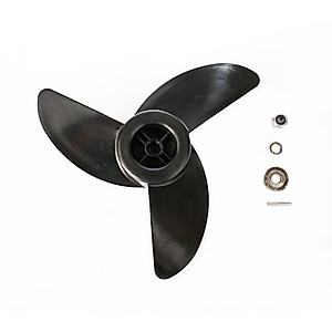 Caroute W300-24V 160LB Brushless Electric Boat Trolling Motor for Steering Wheel Control Large Thrust Saltwater 160 Pound