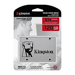 Kingston UV400 120GB Solid State Drive (SUV400S37/120G) 2.5 inch, SATA 3.0 (6Gb/s) Stand-Alone Drive
