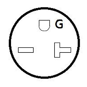 Parkworld 885767 NEMA 6-20 Extension Cord 6-20P to 6-20R (T Blade Female Also for 6-15R Adapter) 250V, 20A, 5000W (16FT)