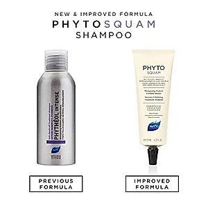 PHYTO Phytosquam Intense Exfoliating Dandruff Treatment Shampoo, 4.22 Fl Oz