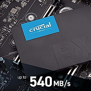 Crucial BX500 2TB 3D NAND SATA 2.5-Inch Internal SSD, up to 540MB/s - CT2000BX500SSD1