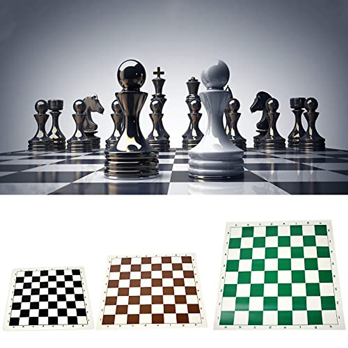 Lightweight Pu Chessboard Folding Travel Chess Board Roll Up Chess Board Flat International Chess Board