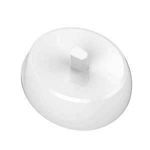 Electric Toothbrush Charger Base, Toothbrush Replacement Charger for Model 3757, Portable Travel Inductive Charger with ABS Cable, Model 3709, 3756, AC Powered, White (110-220V)