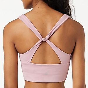 Core 10 Women's Nearly Naked Corset Sports Bra, Mauve, X-Large