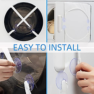 Minyee Sneaker Wash and Dry Bag for Dryer, Sneaker Drying Bag for Laundry, with Suction Cup Hooks for Easy Installation, Use YKK Zipper