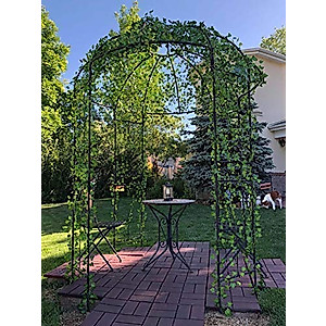 84FT Artificial Vines with Leaves Fake Ivy Foliage Flowers Hanging Garland 12PCS Individual Strands Plus 12PCS Faux Monstera Tropical Palm Leaves,Home Party Wall Garden Wedding Decors Indoor Outdoor