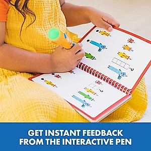 Educational Insights Hot Dots Numberblocks Workbook Numbers 1-10 with Interactive Pen, 75+ Activities, Easter Basket Stuffer for Kids Ages 4+