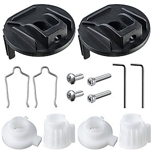 Dreyoo 2 Pack Shower Handle Adapter Kit Replacement for 116653, Compatible with Moen Posi-Temp Single Handle Tub/Shower Faucet Valve Cartridge, Plastic Shower Handle Replacement Accessory Adapter Kit