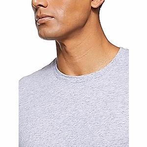 A|X Armani Exchange Men's Basic Long Sleeve Jersey Crew Neck Tee, Heather Grey, Large