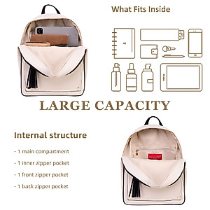 Montana West Small Backpack Purse for Women Anti Theft Backpack with Secured Zipper & Tassel