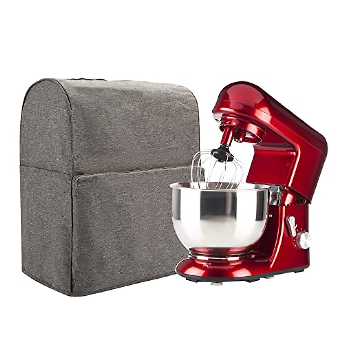 Kitchen Aid Mixer Cover,Kitchen Stand Mixer Cover Compatible with KitchenAid Tilt Head 4.5-5 Quart,Kitchenaid Covers Attachments With Pocket,Cover For Kitchen Aid Mixer,Kitchen Aid Mixer Accessories