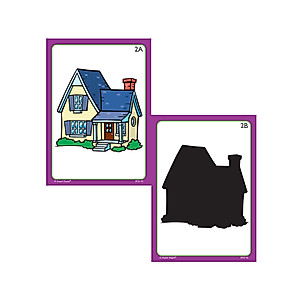 Super Duper Publications | Shadow Match-Ups Fun Deck Flash Cards | Educational Learning Resource for Children