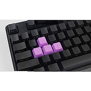 1 Pcs Blank Thick PBT Keycaps R1 R2 R3 R4 Single Switch OEM Height for Cherry MX RGB Gaming Mechanical Keyboard (R1, Yellow)