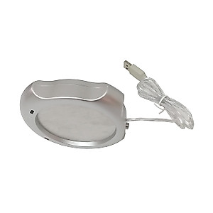 FixtureDisplays® USB Mug (Up to 2.9" Diameter Mugs) Warmer for Office, Home Use, Desktop Heated Coffee & Tea 16775