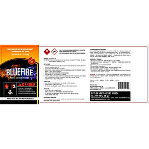 Pack of 2, 14.1 oz BLUEFIRE Modern MAPP Gas Cylinder, 99.9% High Purity Propylene Equal To MAP-PRO, Hotter than Propane! Variation of Quantity Bundles Available (2)