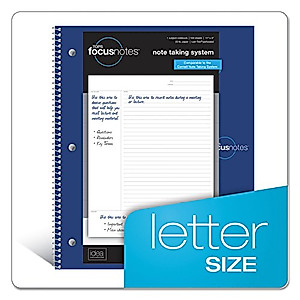 Tops Products 90223 Note-Taking System Notebk, Wire, 20 Lb, 11-Inch X9-Inch, 100Shts, We