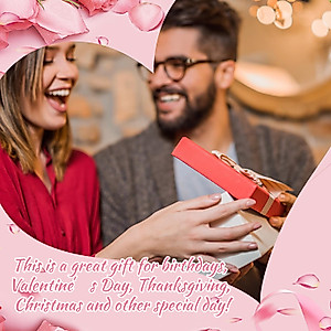 QEEYON Pink Heart Vanity Mirror - 360 Degree Swivel Makeup Double Sided Table Desk Countertop Stand for Dresser Bathroom Bedroom - Aesthetic Cosmetic Mirror for Women Girls