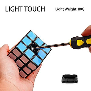 YOCTYISE 3D Cube:Best 3x3 Puzzle Magic Toy;Super-Durable,Smooth Vivid Colors,Turns Quicker Than Original Speed Cubing (Black)