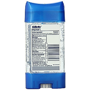 Gillette Anti-Perspirant Deodorant Clear Gel, Cool Wave 3.8 oz (Pack of 3)