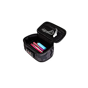DIME BAGS Omerta Goodfella with Lock | Carbon Filter Locking Padded Pod | Activated Carbon Technology and TSA-Approved Combination Lock (7 inch, Camo)