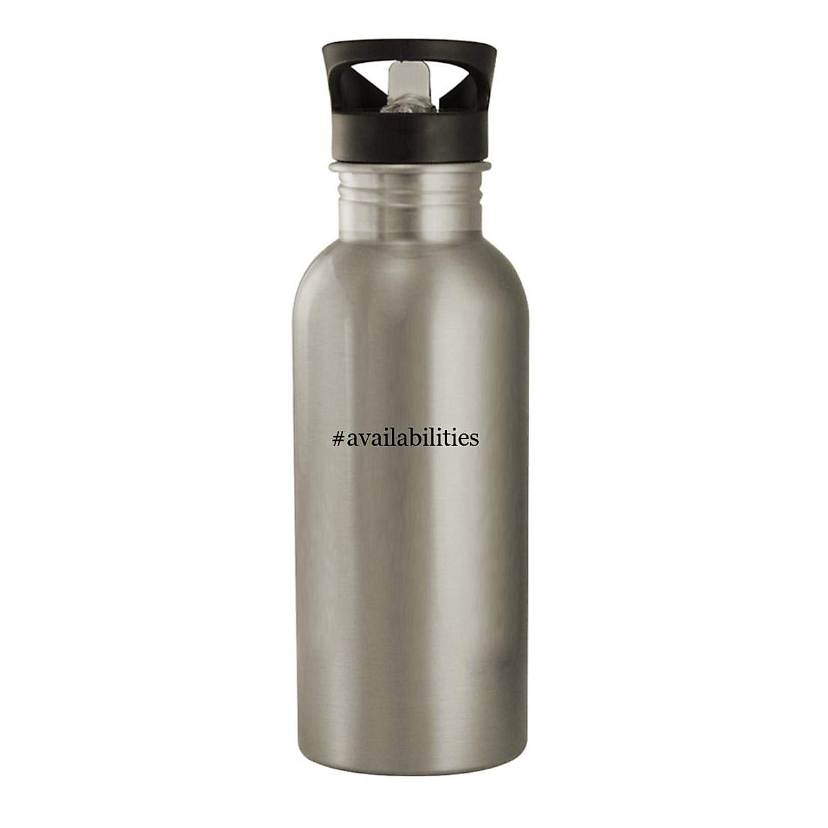 #availabilities - 20oz Stainless Steel Water Bottle, Silver