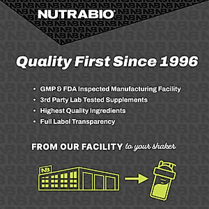 NutraBio Classic Whey Protein Powder- Full-Spectrum Amino Acid Profile - No Fillers, Artificial Colors, Preservatives - Low Glycemic Index - Ice Cream Cookie Dream, 5 Pounds