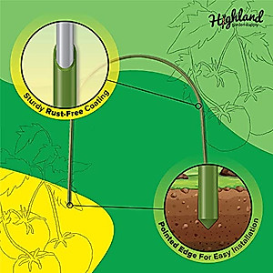 Garden Hoops for Raised Beds Hoop House Greenhouse Hoops for Raised Garden Bed Cover Netting, Net or Fabric Garden Bed Cover Tunnel Greenhouse Frame Garden Cover Hoop House Kit Garden Hoops Row Cover