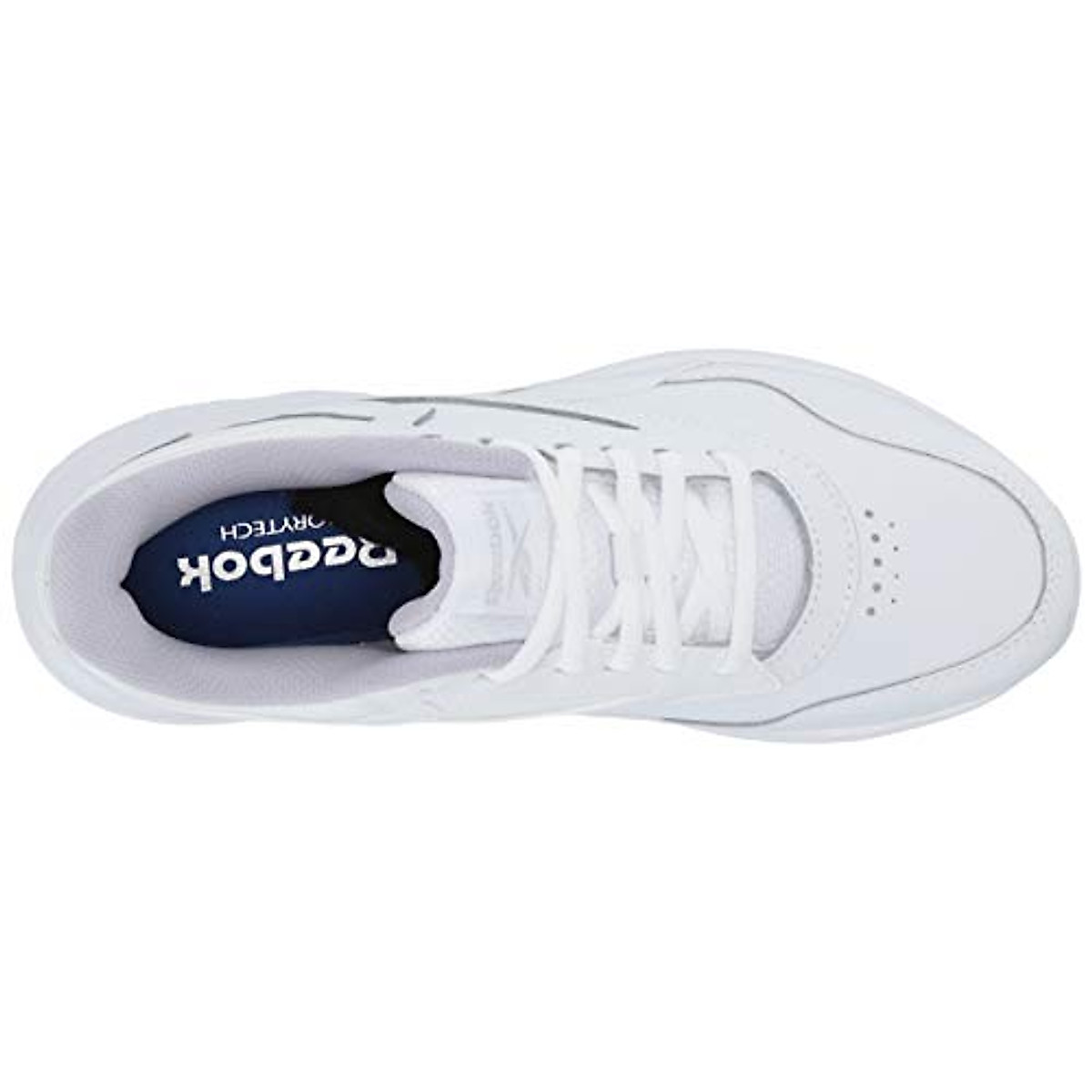 Reebok Women's Walk Ultra 7 DMX Max Shoe, White/Cold Grey/Collegiate Royal, 9.5