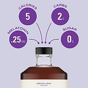 Dream Light by Kin Euphorics, Non Alcoholic Spirits, Nootropic, Botanic, Adaptogen Drink, Earthy Oak, Smoky Clove and Spicy Cinnamon, Soothe The Spirit and Quiet The Mind, 16.9 Fl Oz