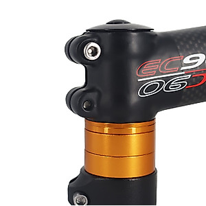 PLATT Bike Headset Spacer Aluminium Alloy Bicycle Stem Headset Spacers Fit 1 1/8-Inch Stem for MTB BMX Road Bikes 2/3/5/10mm(Gold 7PCS)