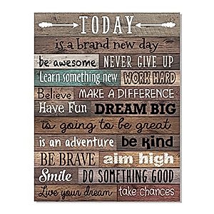 Office Quotes Inspirational Wall Art Designs for Modern Home Decor Stretched and Framed Ready to Hang