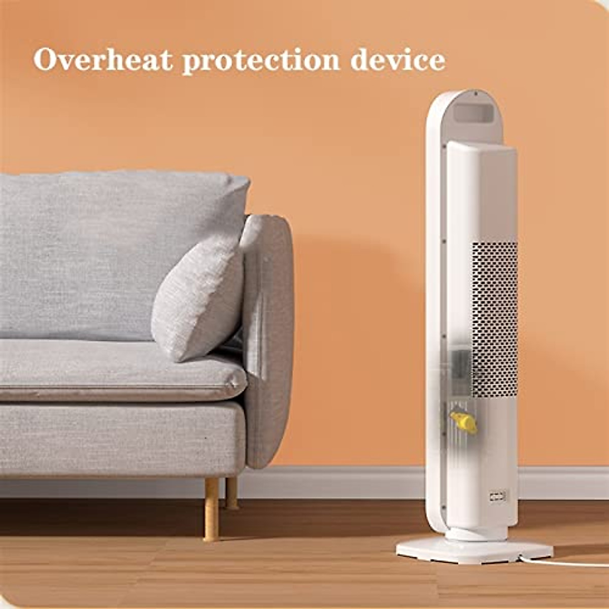 Outdoor Garden Heater Ceramic Space Heater, 2000W Portable Quiet Heater with Remote Control & 12h Timer, Thermostat, Overheat & Tip-Over Protection, Electric Rotating Heater Patio