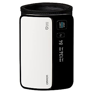 OMRON Evolv Bluetooth Wireless Upper Arm Blood Pressure Monitor with Portable, One-piece Design – Works with Alexa