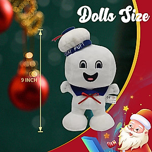 Emisorn Anime White Marshmallow Plush Doll Cosplay Figure Plush Doll Stuffed Toys Figures Cute Cartoon Pillows for Children