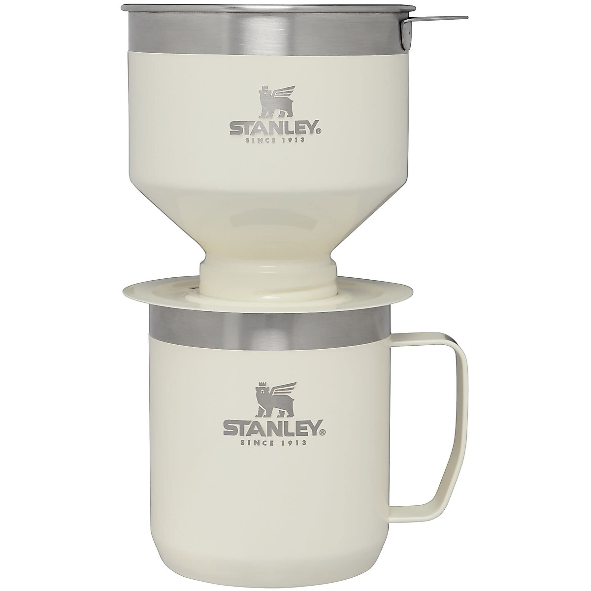 Stanley Classic The Perfect-Brew Pour Over Gift Set Elevate Your Coffee Experience with Precision Pouring and Timeless Style | 20oz/12oz | Cream Gloss