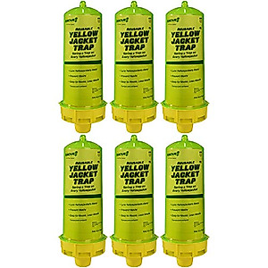 RESCUE! Reusable Yellowjacket Trap – Includes Attractant - 6 Traps