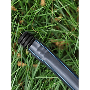 La Farah 1/2 inch Drip Irrigation Fittings, Barbed End Plug Connector Fit 1/2" Irrigation Tubing (0.52" ID x 0.65" OD), End Cap Plastic Plug Nuts - Pack of 10