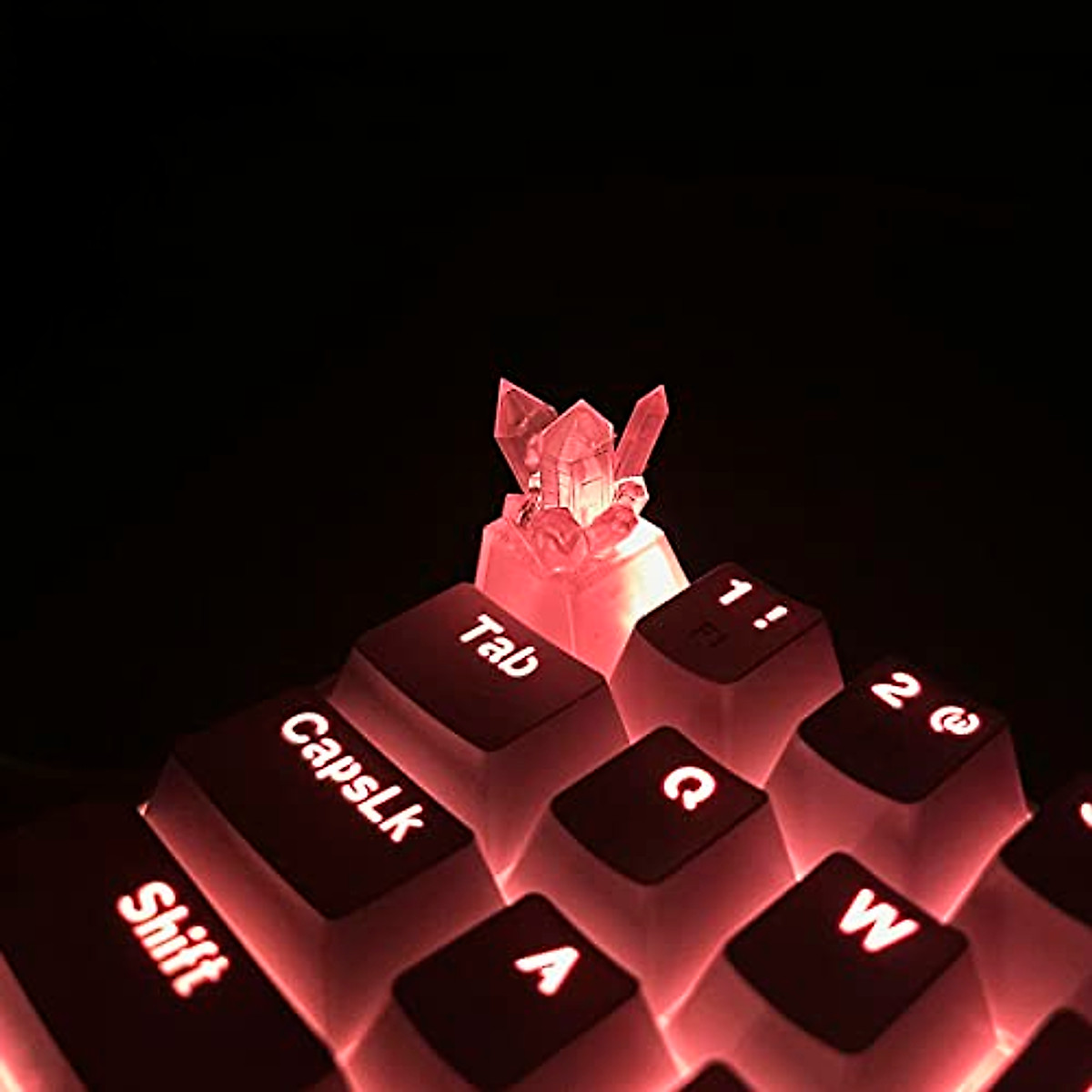 Custom Keycap for Mechanical Gaming Keyboard - Design Glass - Artisan Cherry MX Made in Resin with Universal Compatibility - Unique Gift Idea