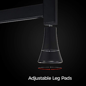 SINKCOL 40" Computer Desk, Folding Writing Desk with Modern Design Study Foldable Desk for Small Space, No Assembly Needed Portable Home Office Desk with Sturdy Metal Frame