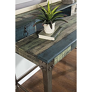 Powell Furniture Calypso Desk, Wood with Multi Color Accents, , 46.75 x 37 x 23.13