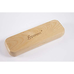 Ballpoint Pens - Handcrafted Twist to Open Wooden Ball Pen and Luxurious Smooth Writing Classic Executive Business Elegant Signature Gel Pen with Cap, Set of 2 in Luxury Wooden Gift Box by Leporem