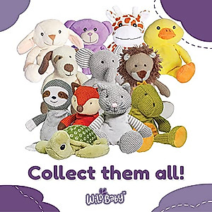 WILD BABY Sea Turtle Stuffed Animals, Warmie for Kids, Microwavable Stuffed Animal, Heatable Stuffed Animals, Squishmallow Plush Pal with Lavender Scented Stuffed Animal - 12 Inch