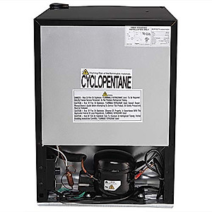 Winado Upright Freezer, 2.1 Cu.ft Mini Freezer, Stainless Steel Compact Upright Freezer w/Reversible Single Door, Removable Shelves for Home, Dorms, Apartment, Office