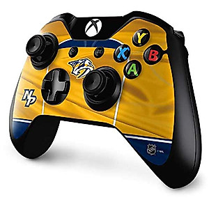 Skinit Decal Gaming Skin compatible with Xbox One Controller - Officially Licensed NHL Nashville Predators Jersey Design