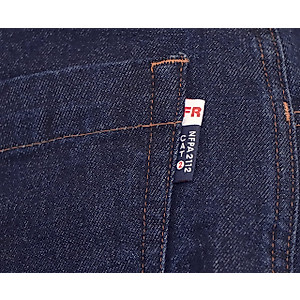 BOCOMAL FR Jeans for Men Flame Resistant Pants Midweight 11oz Blue Denim Fire Retardant Jeans