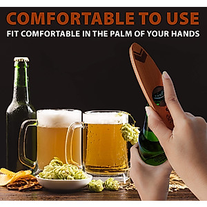 Magnetic Bottle Opener, Designed to Automatically Catch a Bottle Cap