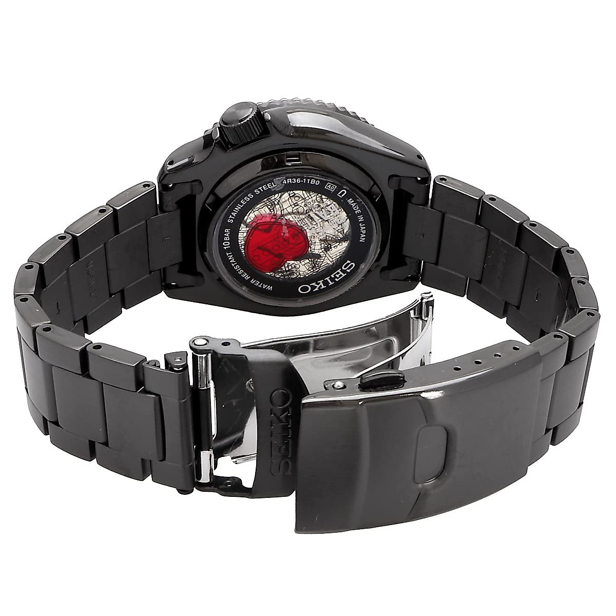 SEIKO 5 Automatic Black Dial Men's Watch SRPH45